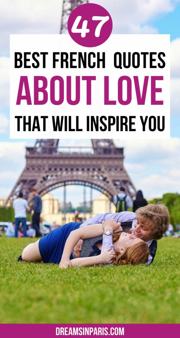 47 Best French Love Quotes With English Translation That Will Impress ...
